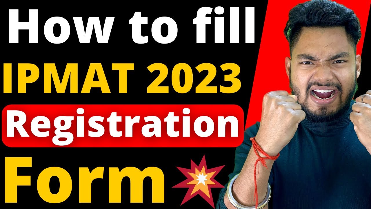 IIM Indore Form Filling Process | How to fill IPMAT 2023 Registration ...