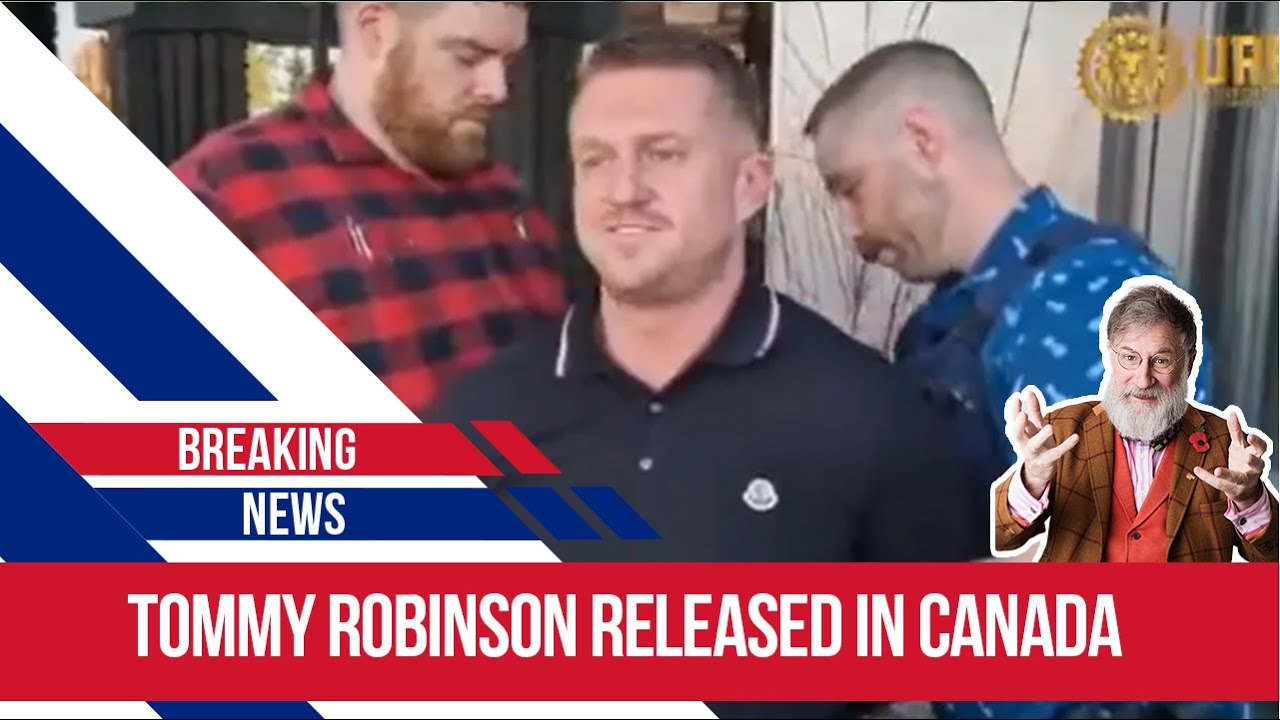Tommy Robinson free to continue Rebel News tour - YouTube