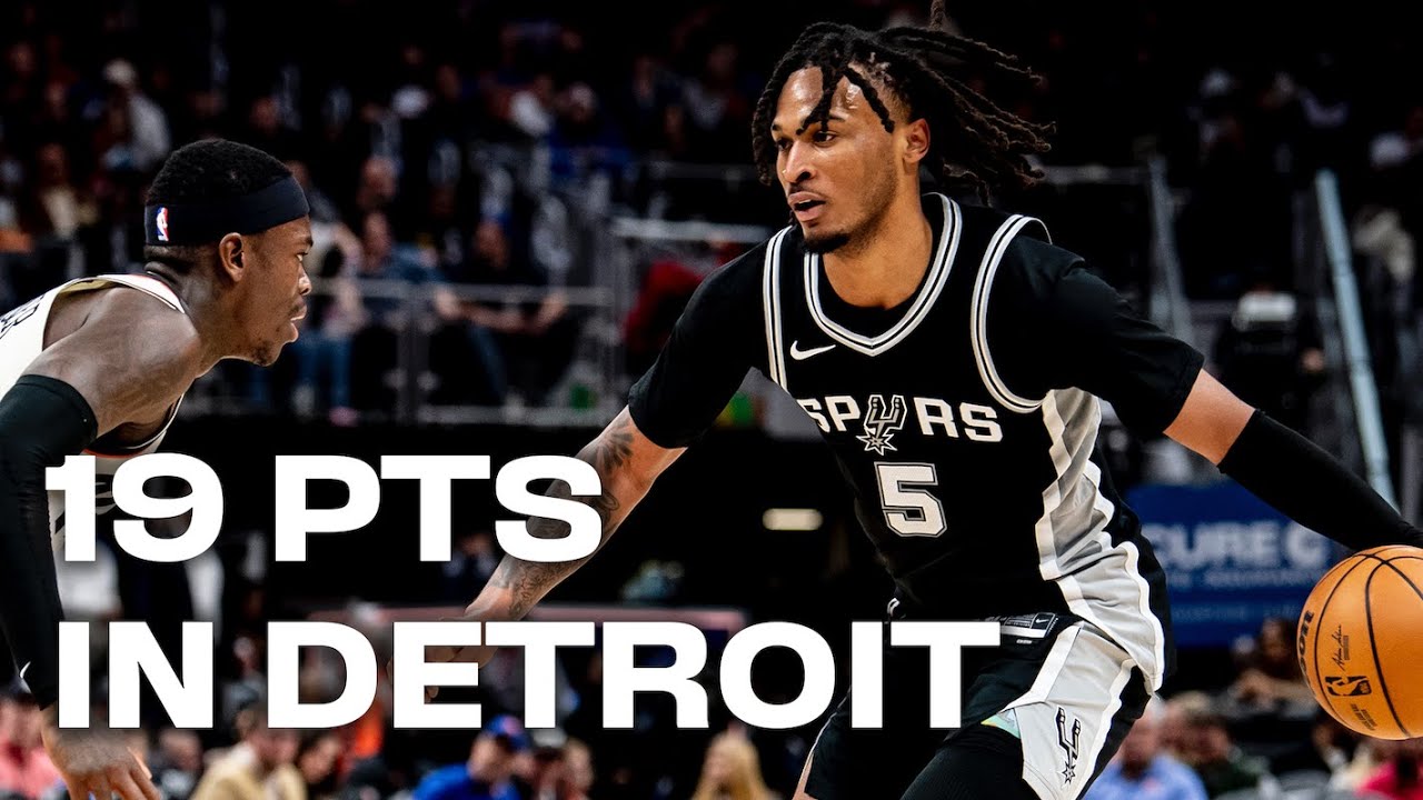 STEPH CASTLE RECORDS 19 POINTS IN DETROIT! - YouTube