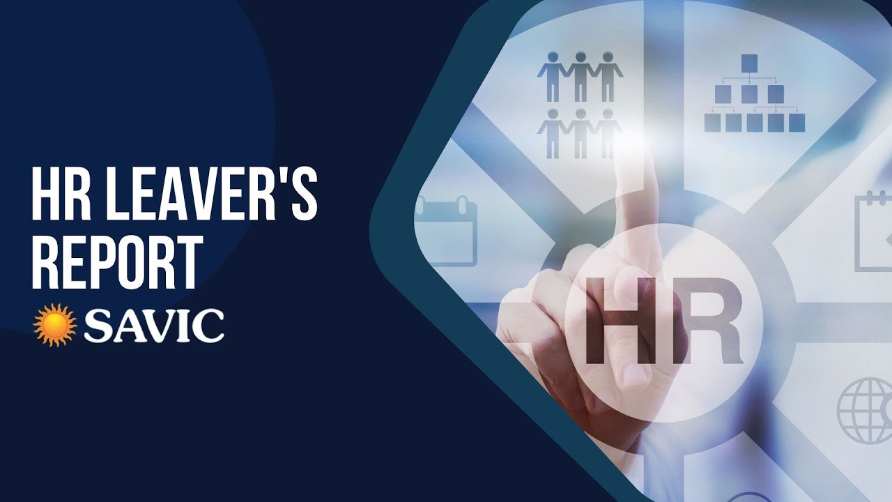 HR Leaver's Report | SAVIC Inc | SAP Store - YouTube