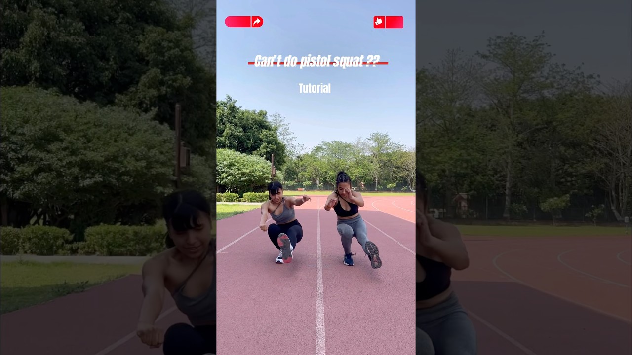 Pistol squad tutorial #squats #pistolsquat #tutorial rial - YouTube