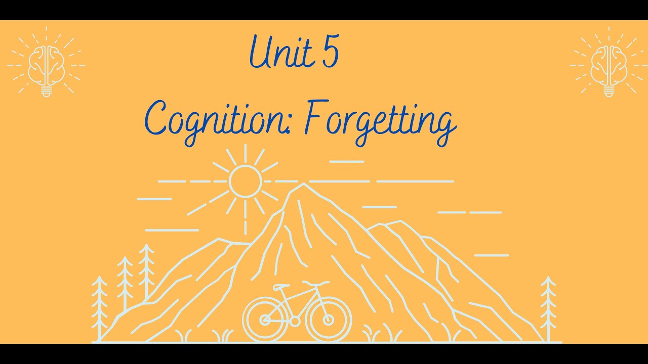 Unit 5: Memory #4 (Forgetting) (AP Psychology) - YouTube