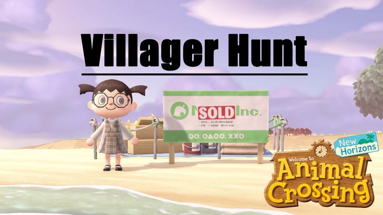 A villager hunt where I can't remember any villager's Name | ACNH - YouTube