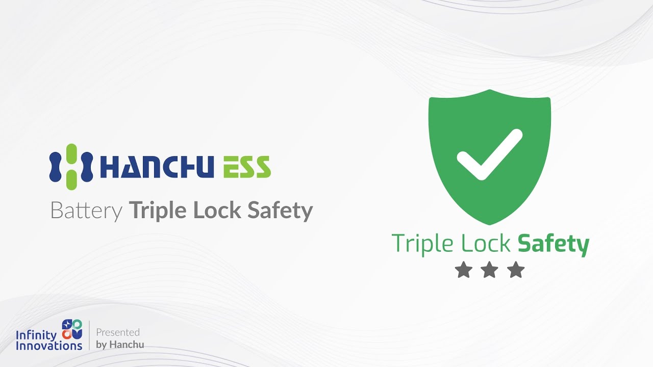 HANCHU ESS Battery Triple Lock Safety - YouTube