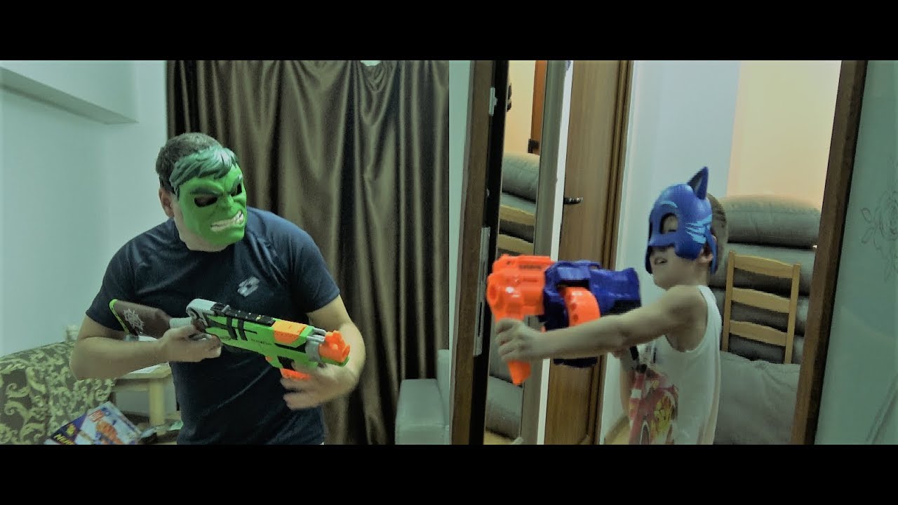 ARMELE NERF HULK VS CATBOY - YouTube