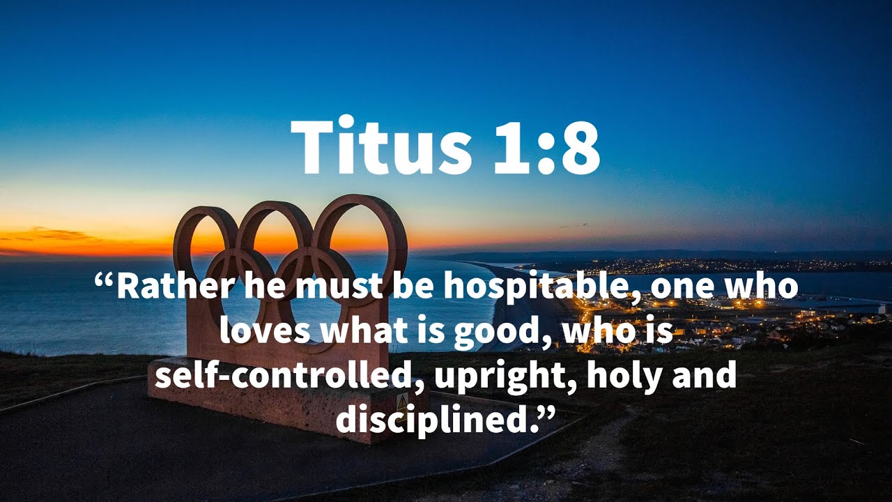 Men Bible Study - Titus 1:8 - Titus 1:8 - Bible Portal