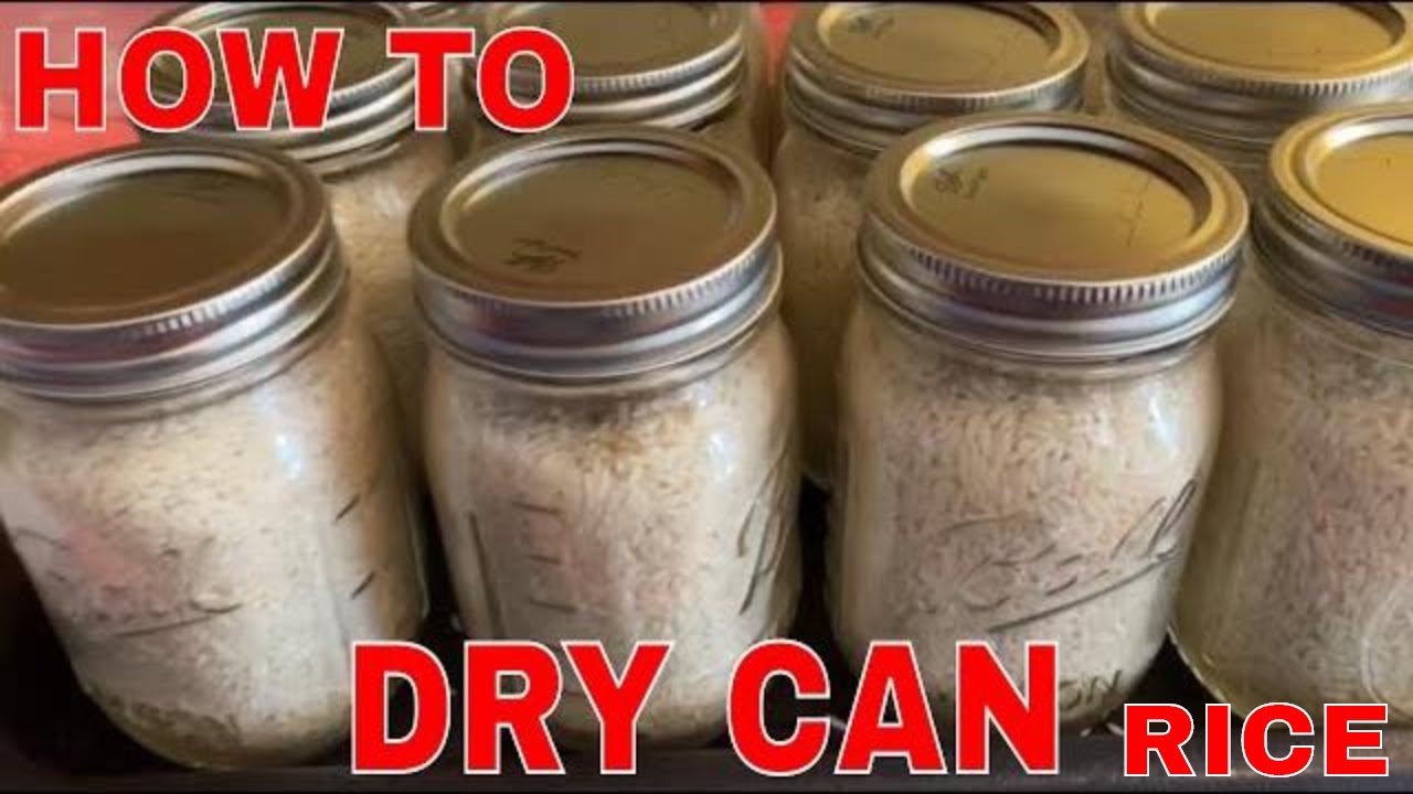 How To Store Rice / Long-Term Food Storage / Emergency Food Pantry ...
