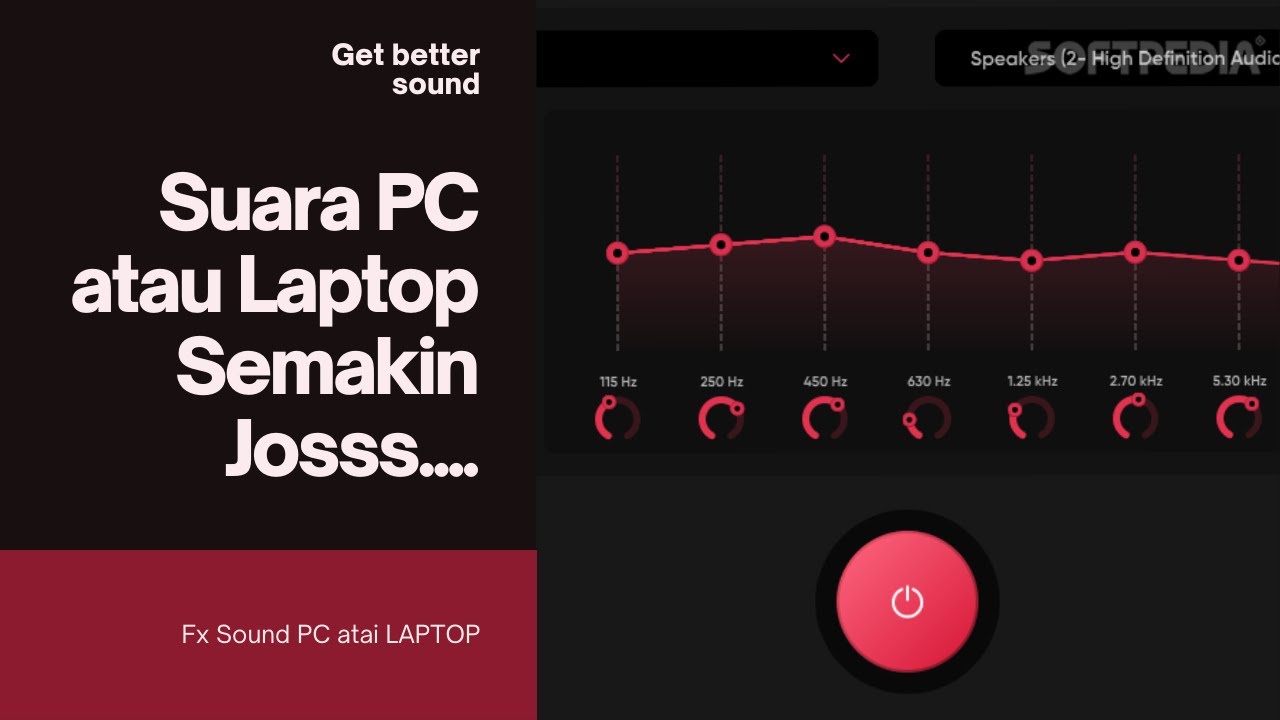 Agar suara laptop atau PC lebih ciamik | aplikasi FxSound - YouTube