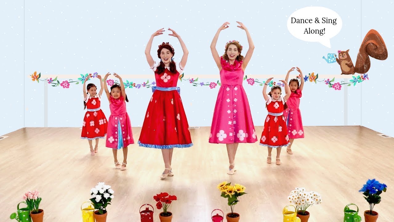 "The Watering Can Ballet" by Poppy & Posie (Dance Version) | Song and Dance for Kids - YouTube