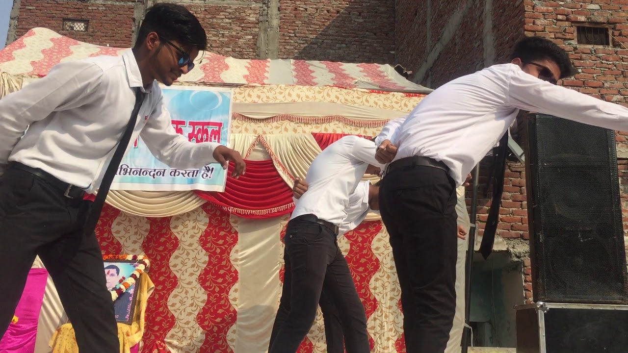 Silent dance Performance in School by 9th Class Students - YouTube