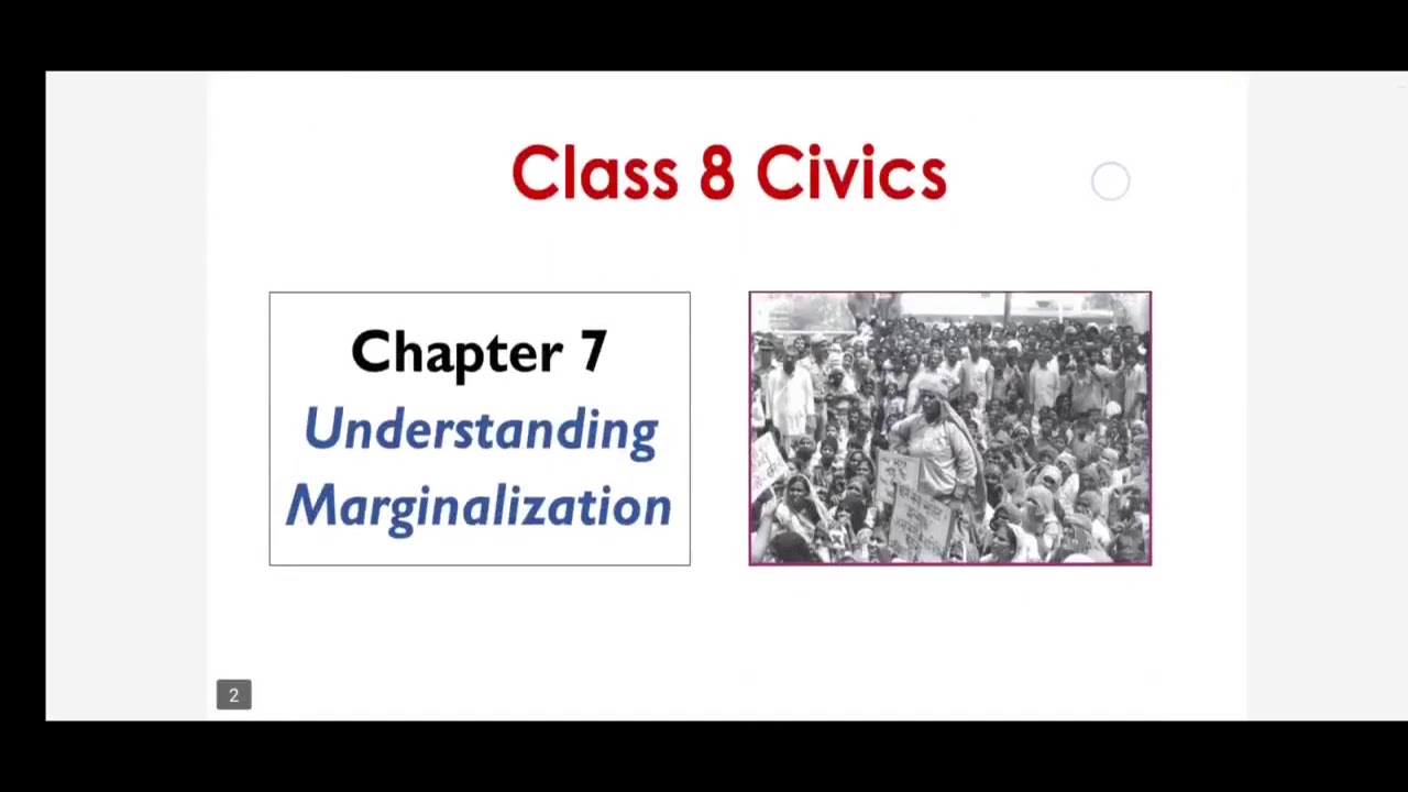 UNDERSTANDING MARGINALIZATION CLASS 8. CIVICS. (PART -3) Minorities and ...