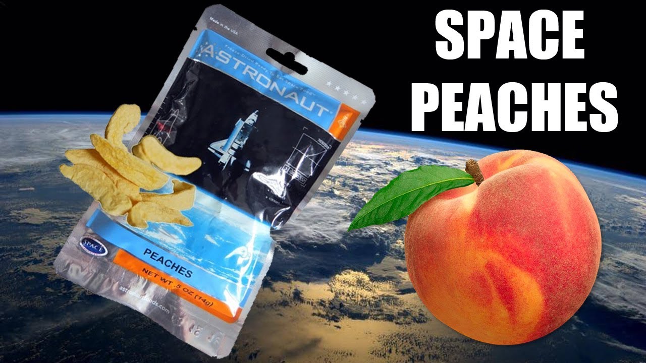 Astronaut Freeze Dried Peaches | Food Review - YouTube