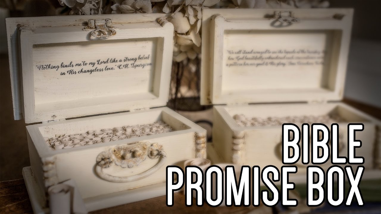Bible Promise Box- Daily Scripture Verses on Scrolls | Encouraging ...