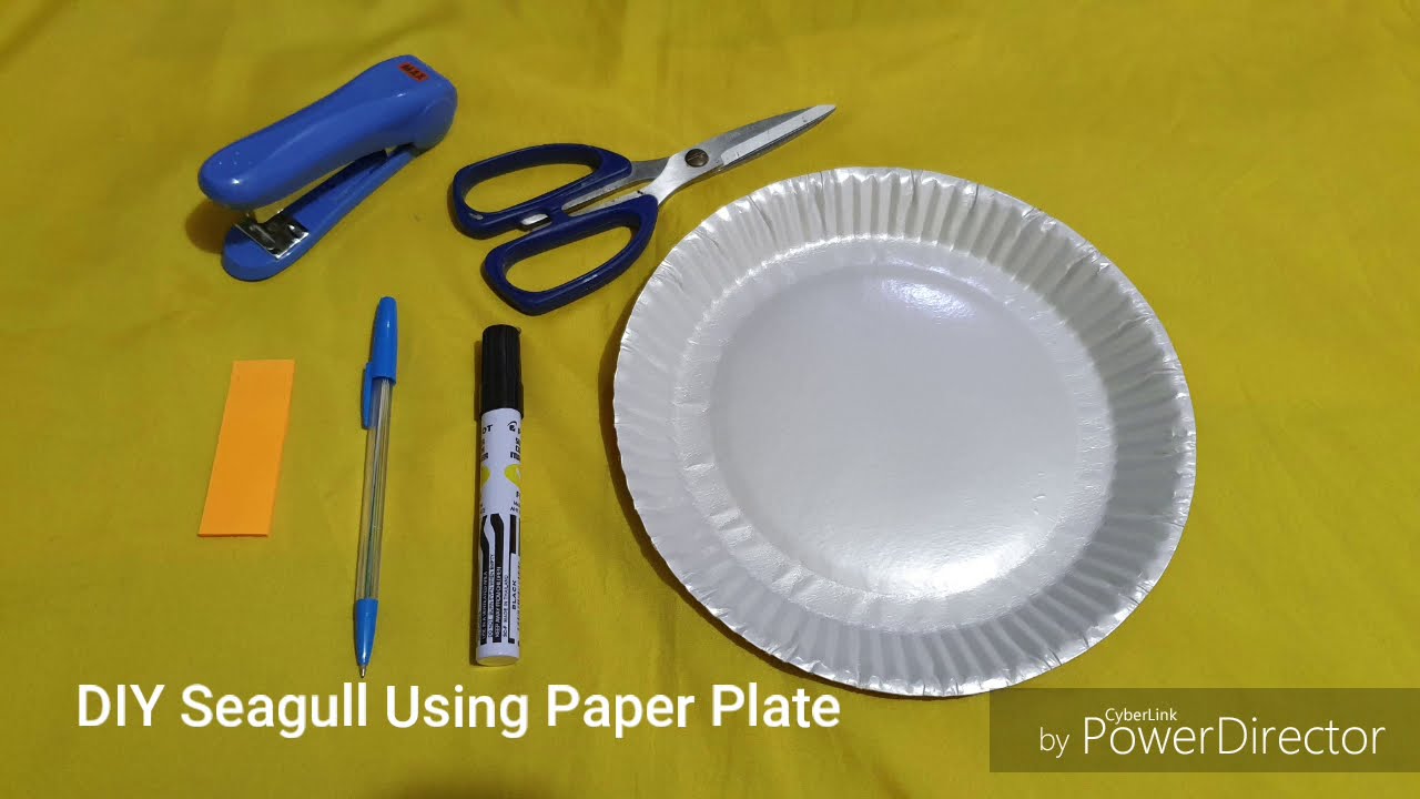 D.I.Y. Seagull Paper Plate #LoveThePhilippines - YouTube