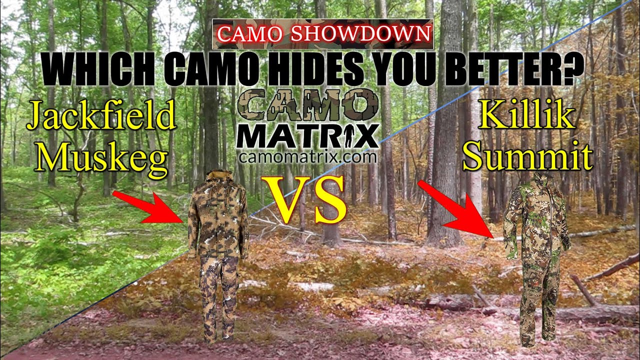 Compare hunting camo patterns Jackfield Muskeg Vs Killik Summit with ...
