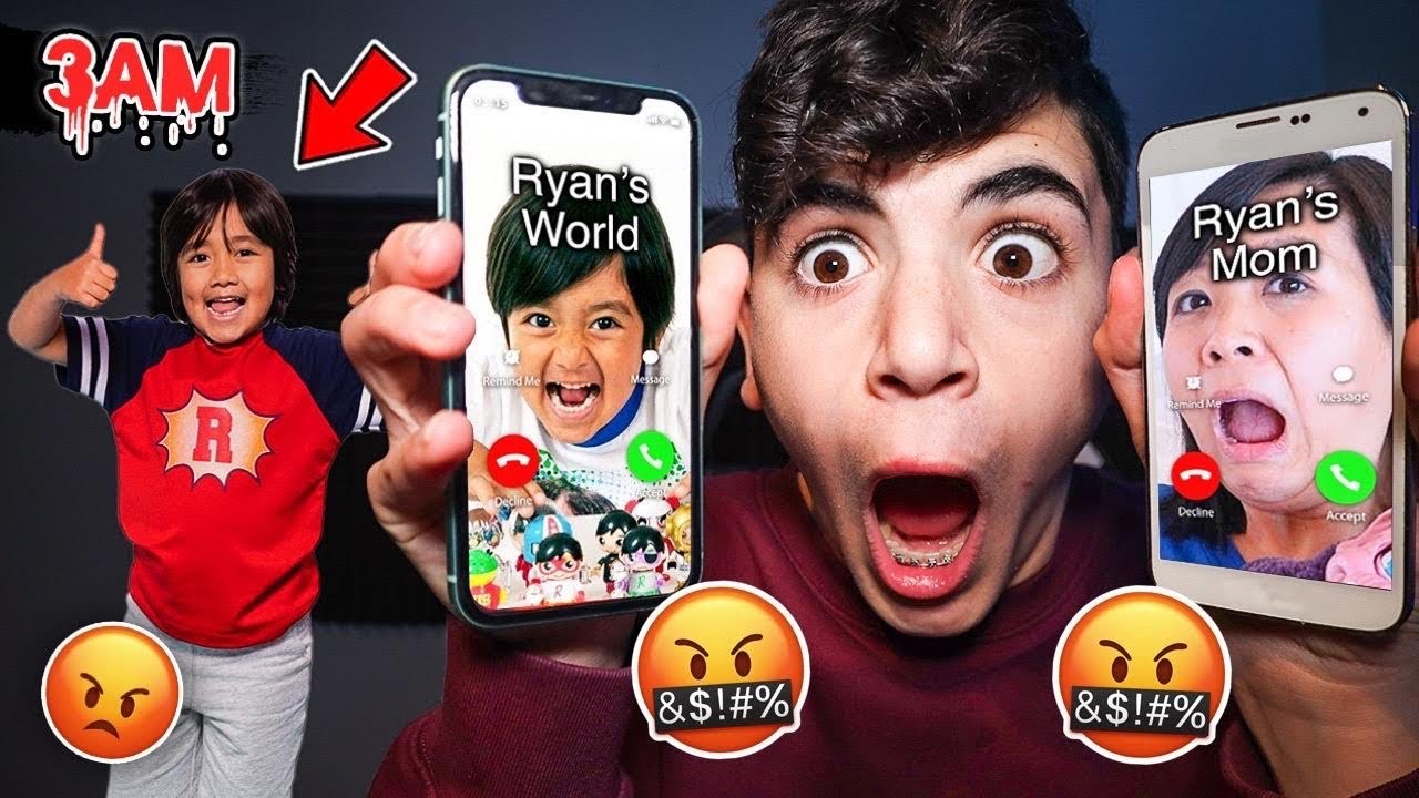 DO NOT CALL RYAN AND HIS MOM (FROM RYAN'S WORLD) AT THE SAME TIME ...