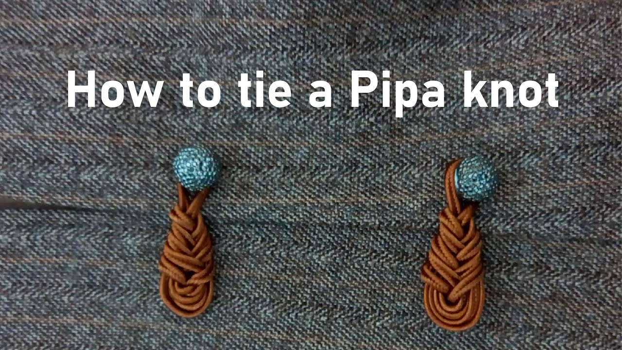 How to tie a pipa knot. - YouTube