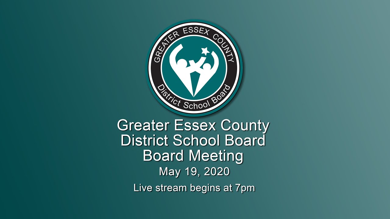 GECDSB Board Meeting May 19, 2020 Meeting - YouTube