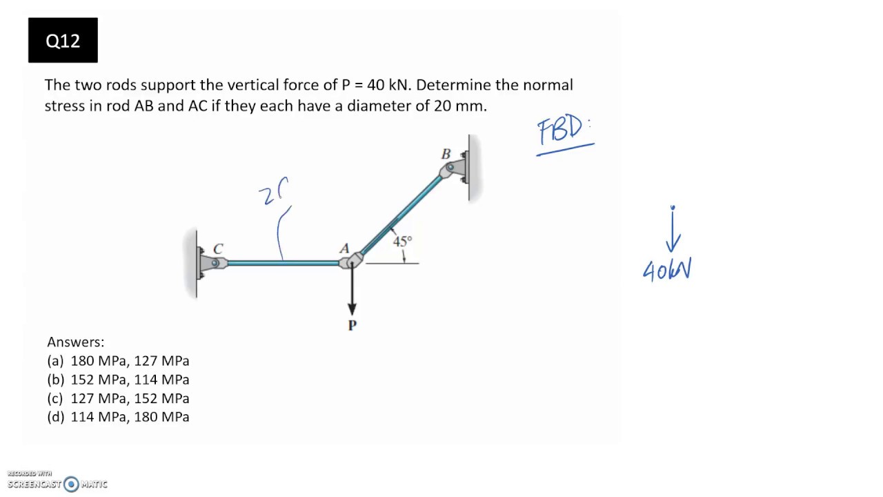 Mechanics Sample Exam - Q12 - YouTube