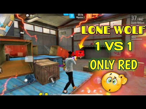 LONE WOLF 1 VS 1 HACKER GAME PLAY 😱 ONLY RED 🤔 - YouTube
