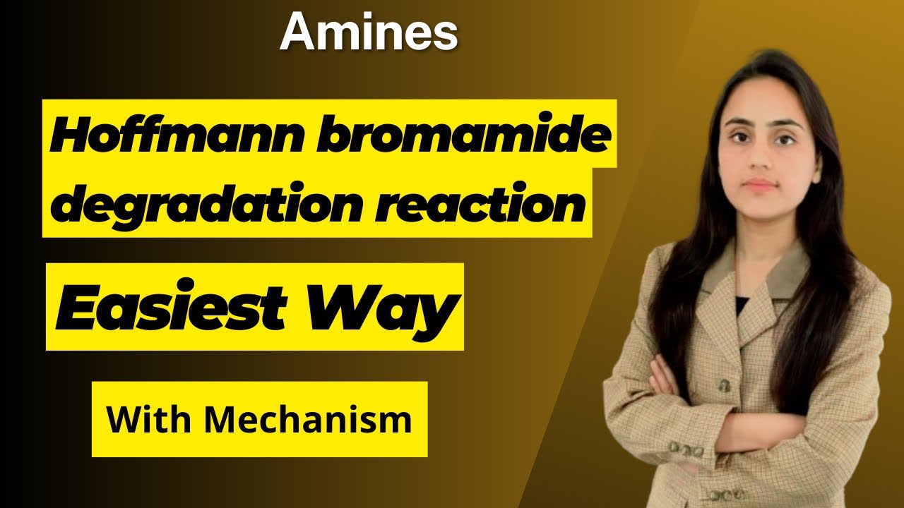 Hoffmann bromamide degradation reaction/class-12th/NEET/JEE/trick - YouTube