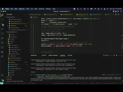 CS412 | Image Captioning demo - YouTube