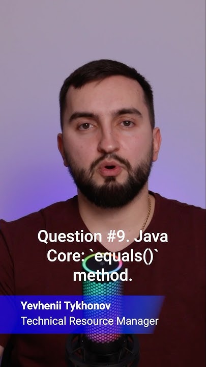 Question #9. Java Core. How does equals( ) method handle different package names? #Java # ...