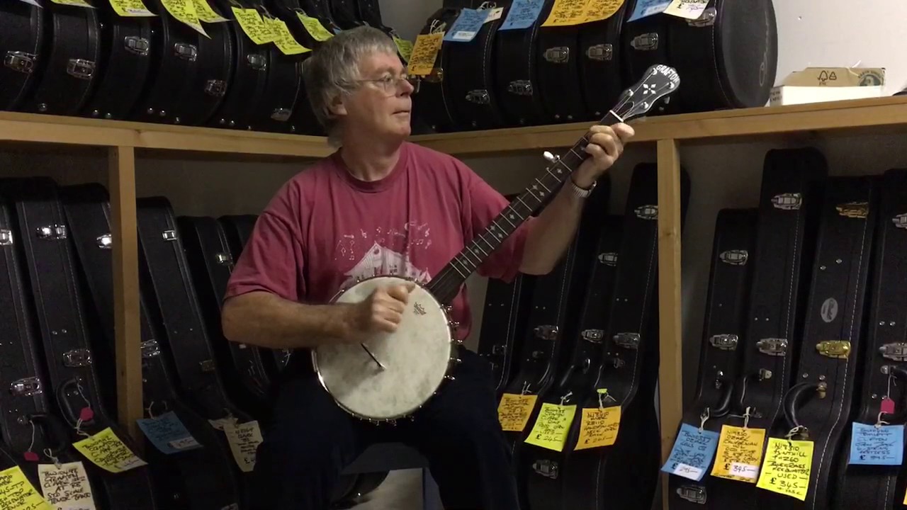 Grafton Clipper #3 'Bacon FF' old-time open-back 5-string banjo played ...