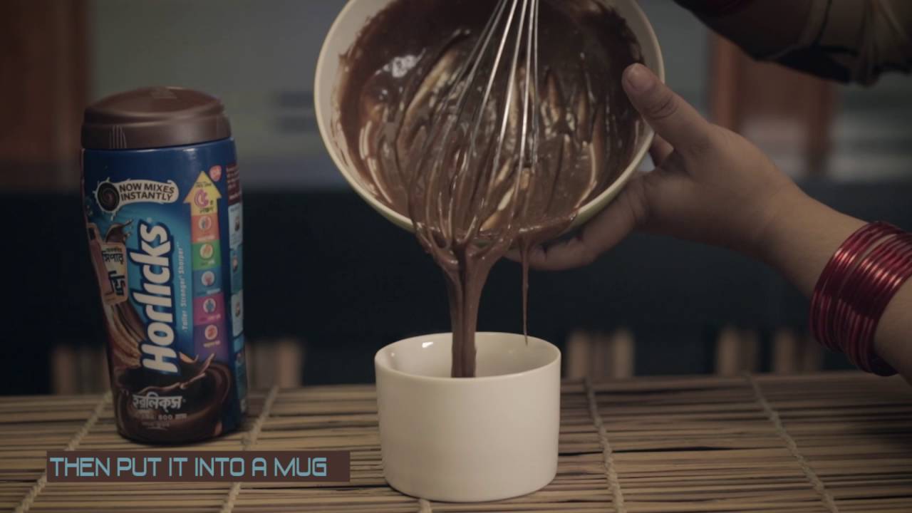 Horlicks Recipe Video- Delicious Chocolate Mug Cake - YouTube
