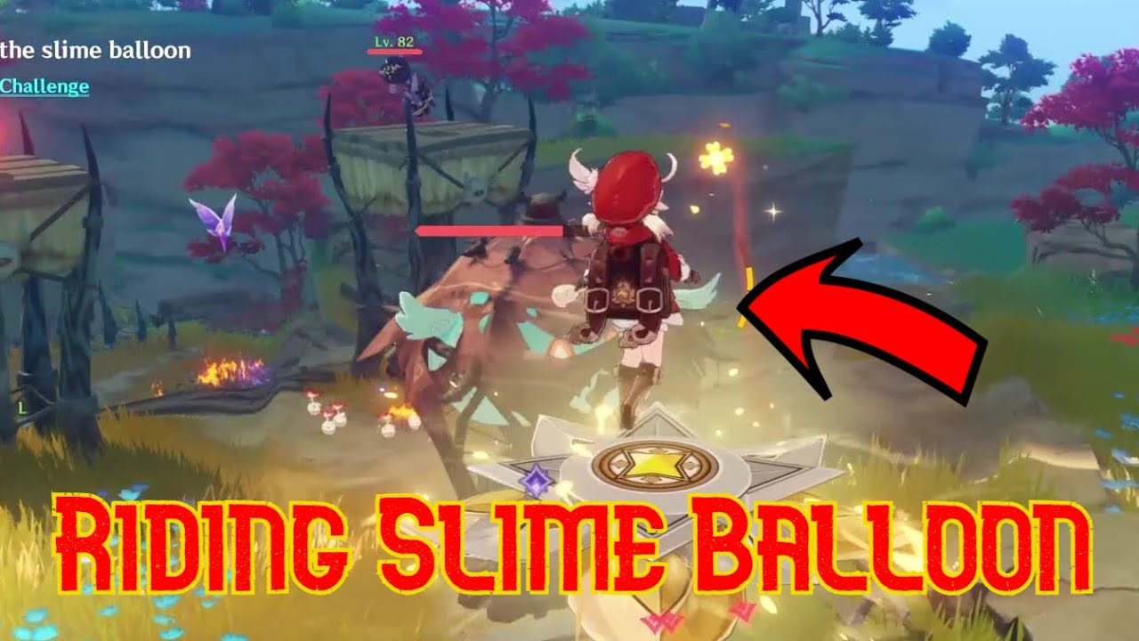 Riding Slime Balloons With Albedo | Genshin Impact - YouTube