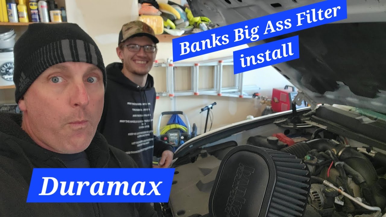 Banks BAF air intake install Chevrolet 6.6 Duramax LMM Diesel! - YouTube