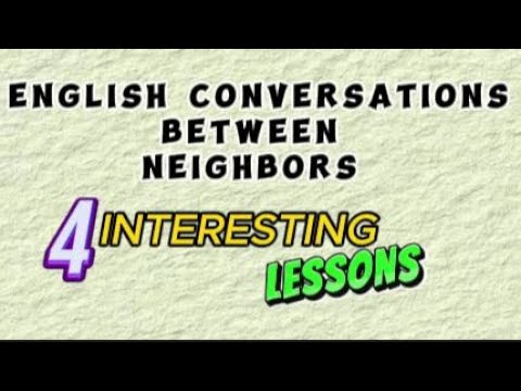 Learn English Conversation between Neighbors for Beginners | - YouTube