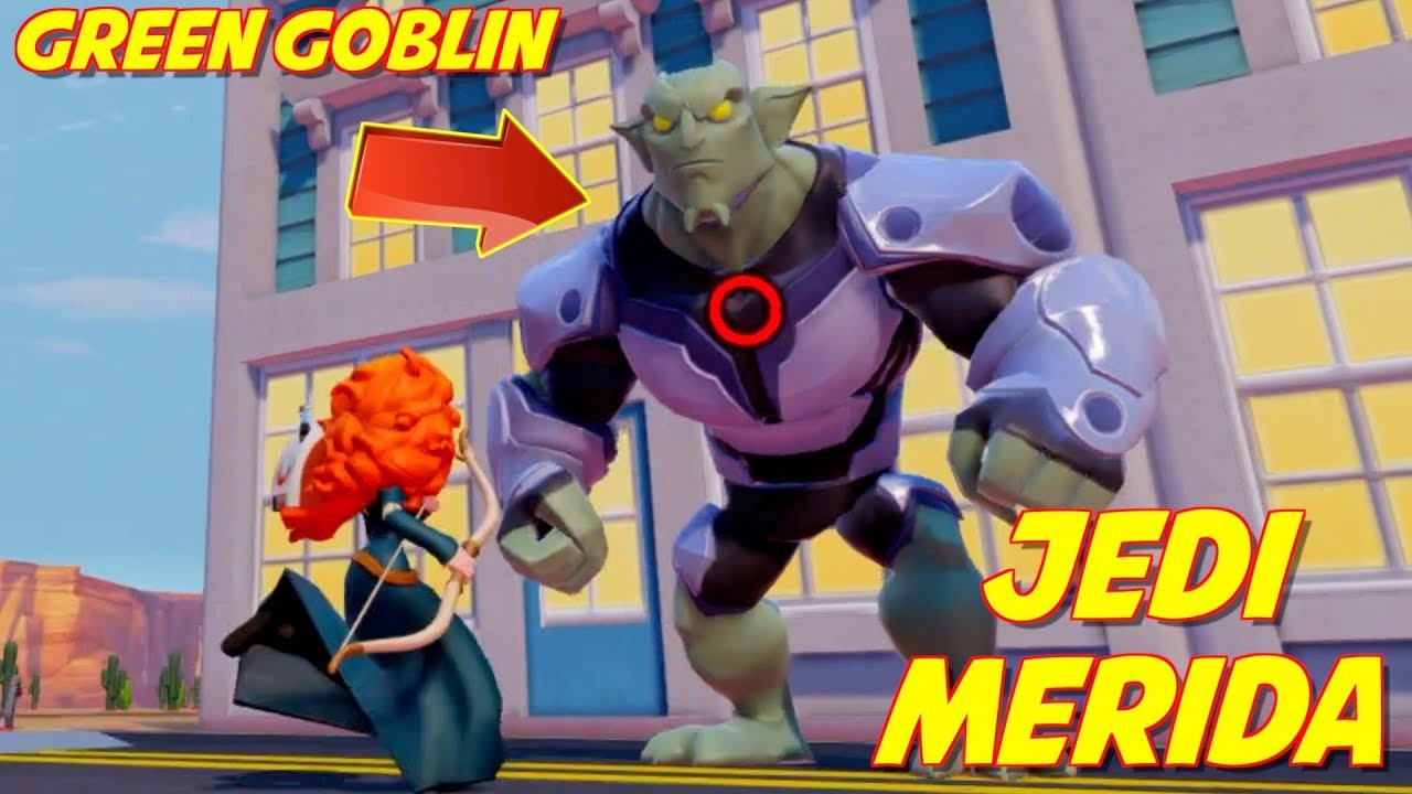 Jedi Merida vs Green Goblin 💯 Princess Merida Brave ️ Toy Time ...