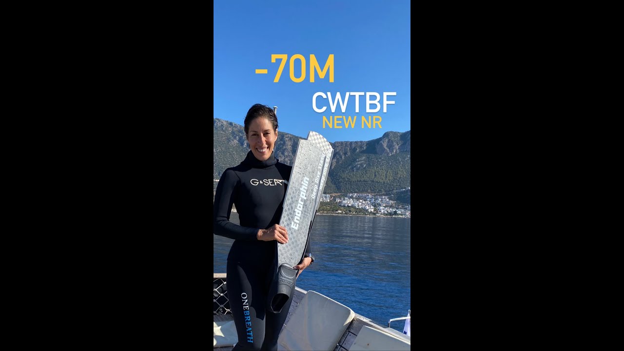 Fayrouz El Mehdawi - CWT BFins -70m NR / CMAS 5th Freediving World ...