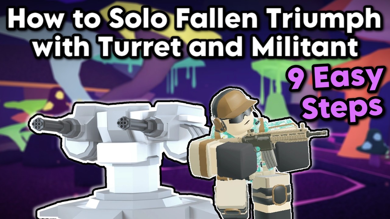 Solo Fallen Triumph with Turret and Militant Guide | Tower Defense ...