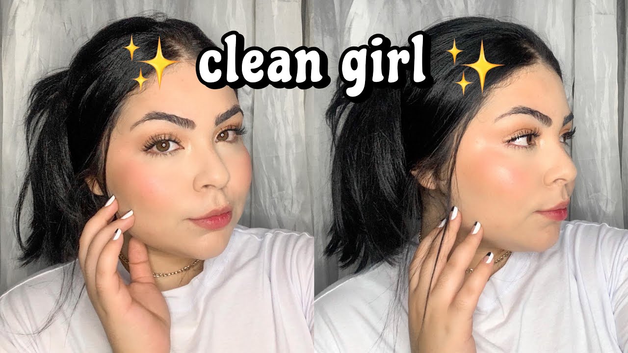 CLEAN GIRL MAKE UP 🤍 - YouTube
