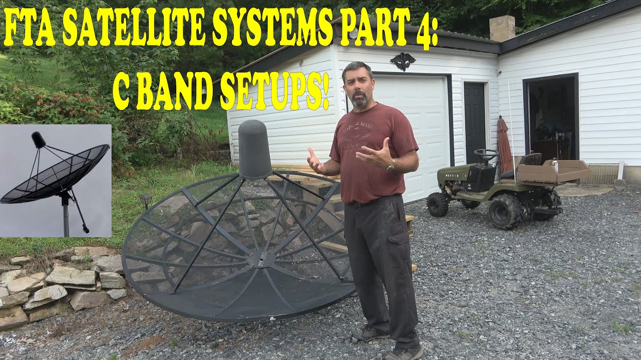 FTA Satellite Systems Part 4: C-Band Setups. AKA Big Dishes, or Bud ...
