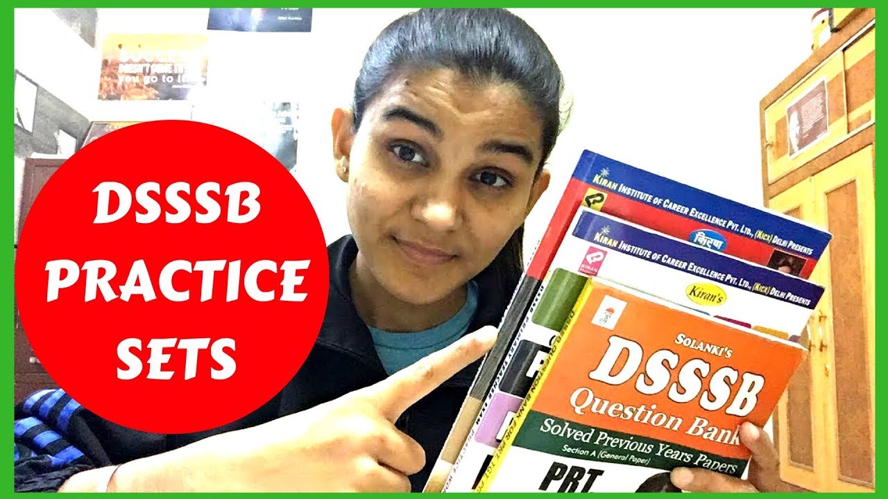 PRACTICE SETS FOR DSSSB PRT/TGT/PGT 2018 - YouTube