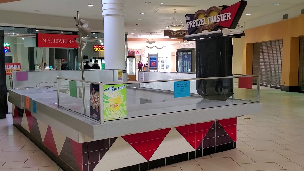 Last days of Cary Towne Center - YouTube
