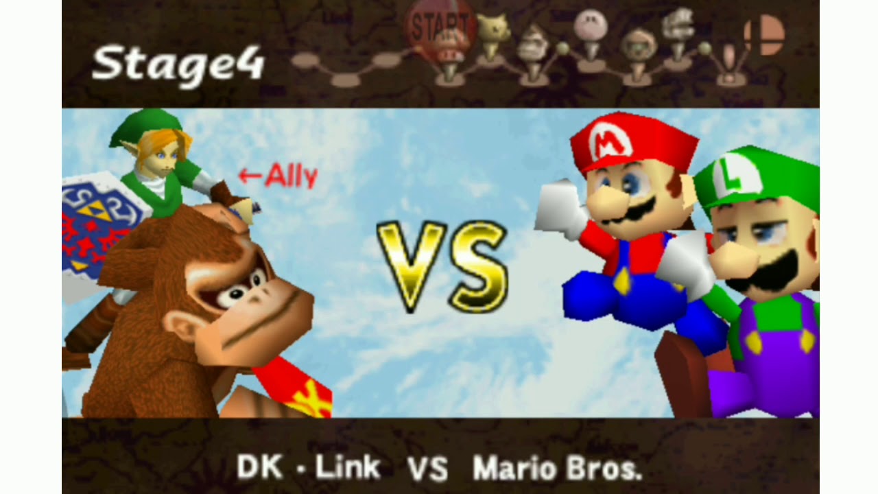 Rip Luigi -super smas Bros 64- - YouTube