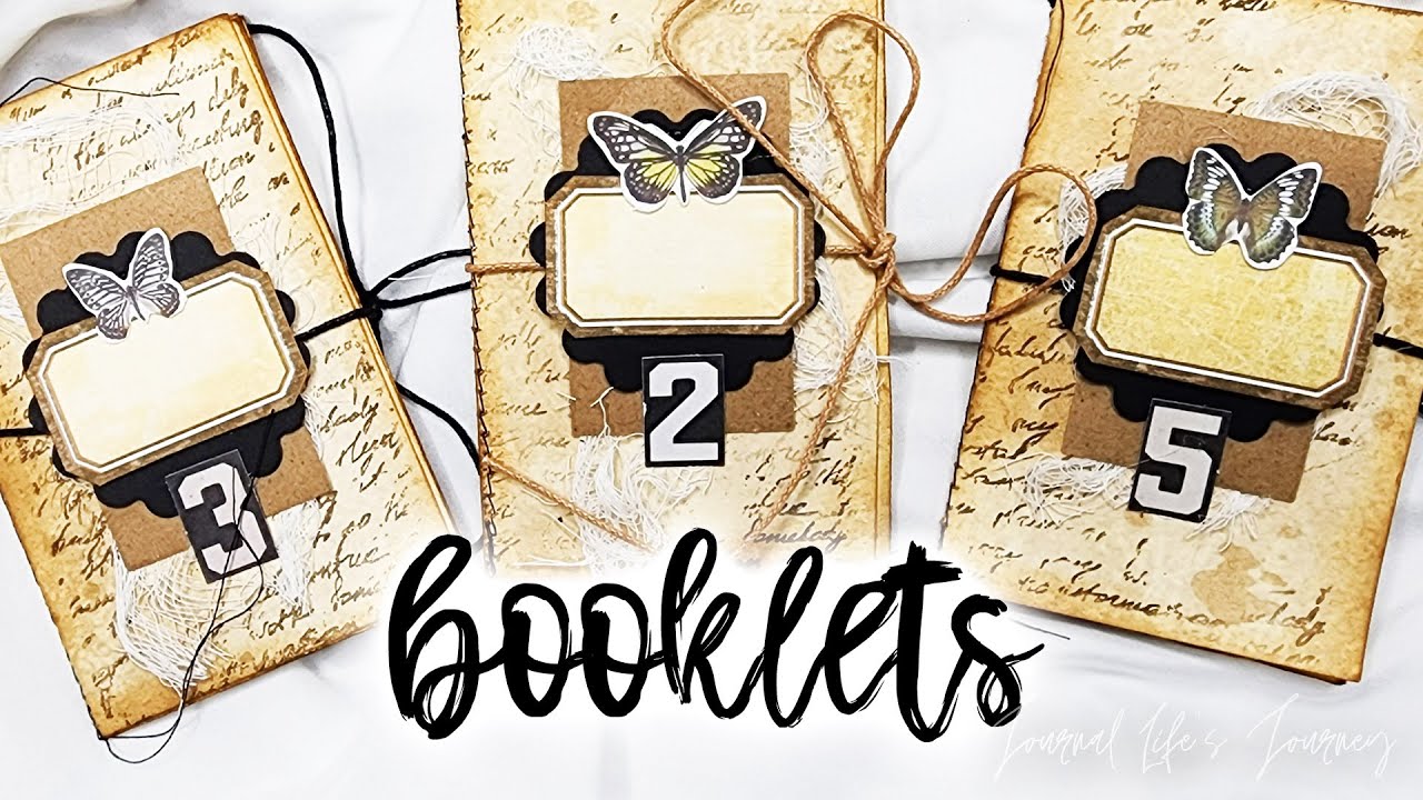 Easy Diy How To Make A Booklet From One Sheet Of Paper Youtube