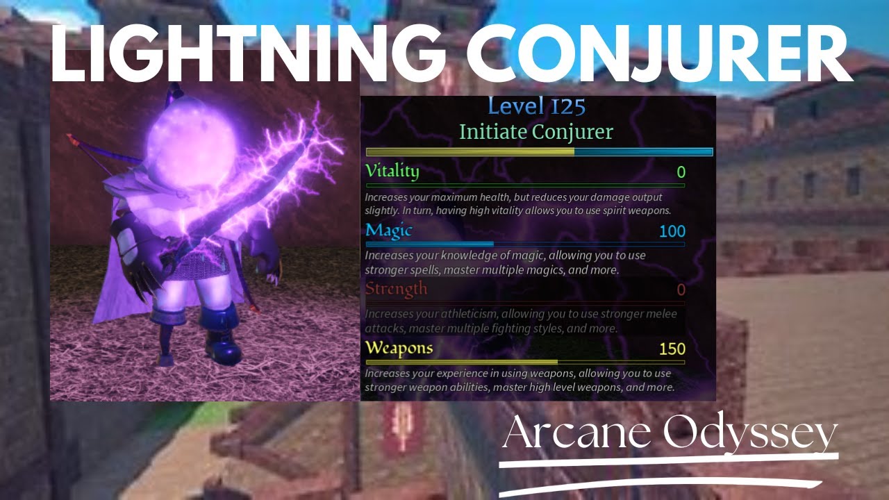USING A STAT RESET POTION AND BECOMING A CONJURER | Arcane odyssey ...