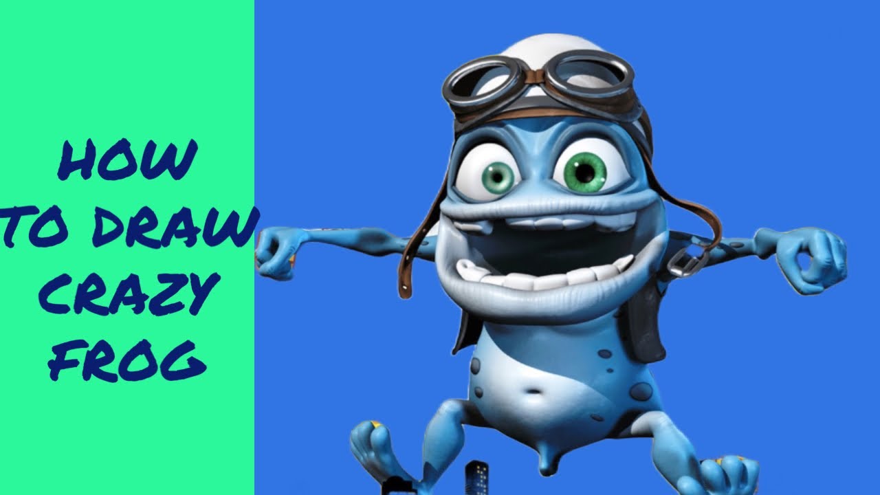 HOW TO DRAW CRAZY FROG.Ckene - YouTube