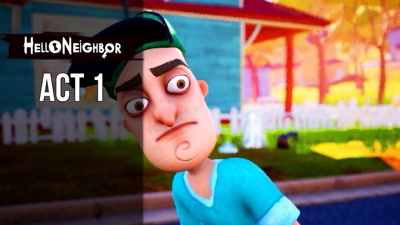 The Basement! Hello Neighbour Gameplay Walkthrough | Act 1! - YouTube