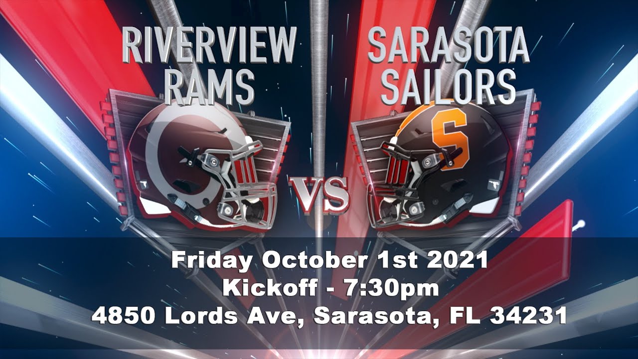 Riverview Rams vs Sarasota Sailors Livestream 2021 Football Season ...