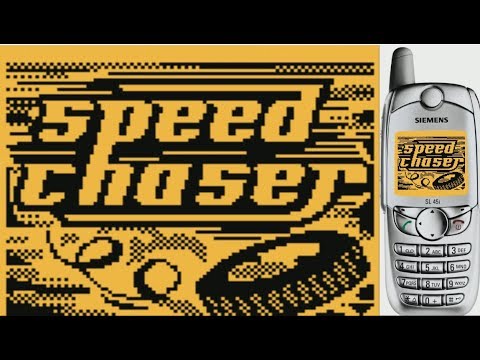 "Speed Chaser" SIEMENS OLD JAVA GAME (Elkware 2002 year) Black and ...