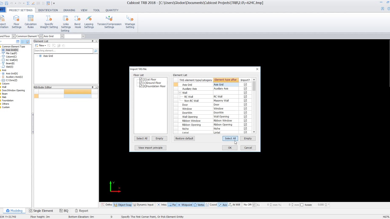 Import TAS to TRB - YouTube