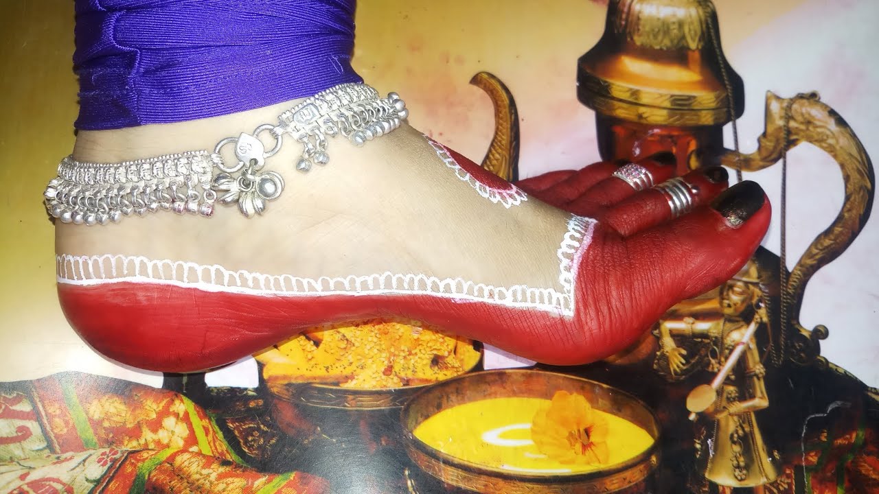 Very Easy and Beautiful Alta Design 🌟 Feet sole Alta design - YouTube