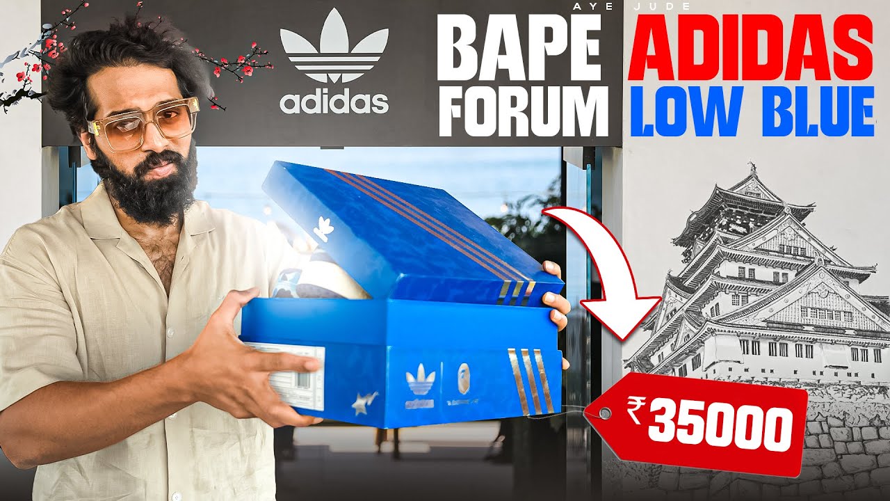 Rarest 35,000/-⚡BAPE*ADIDAS⚡30 Year COLLAB Sneaker *UNBOXING*📦 ️ - YouTube