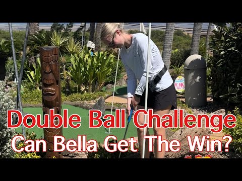 Bella’s First Time Playing in a Double Ball Challenge - Can She Get the ...
